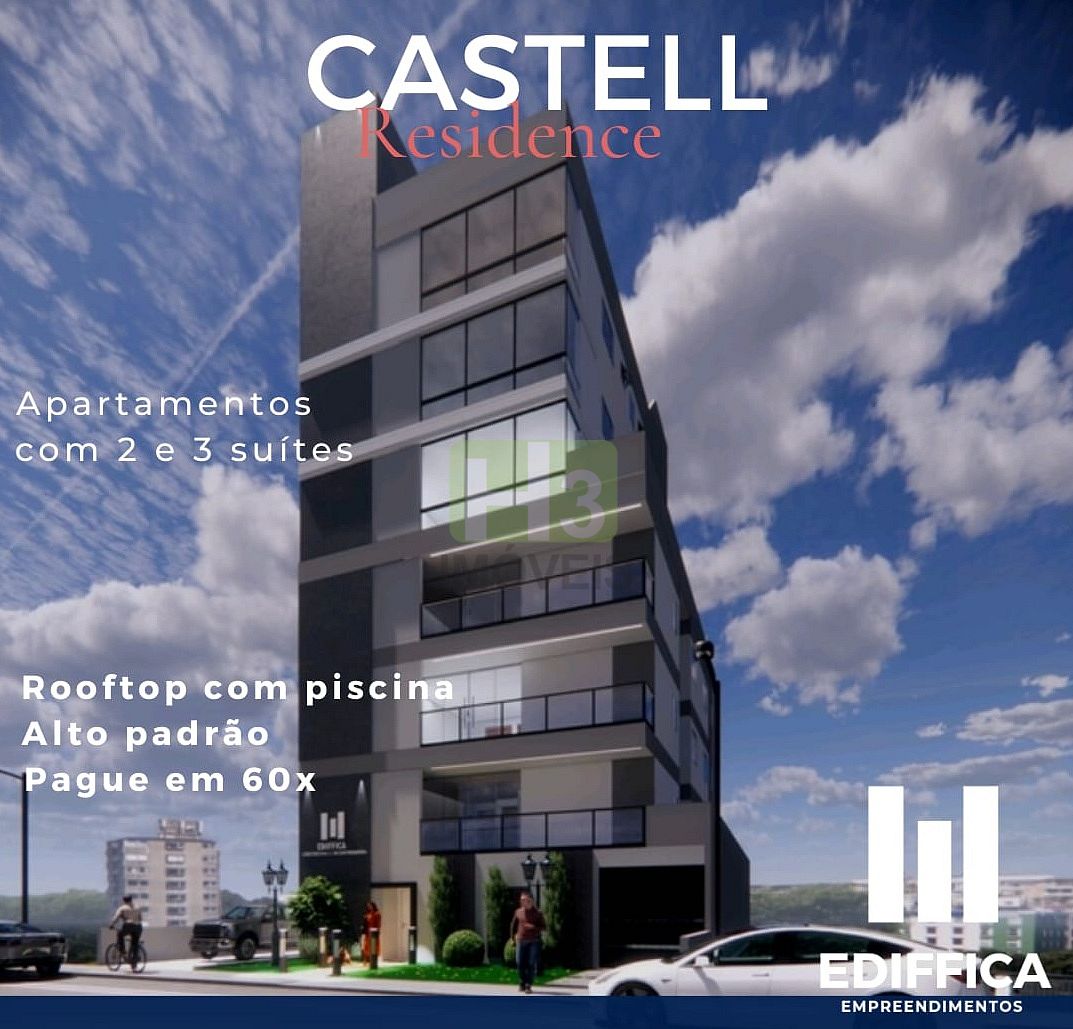 Apartamento no Edifício Castell Residence em Tijucas - Apartamentos a venda